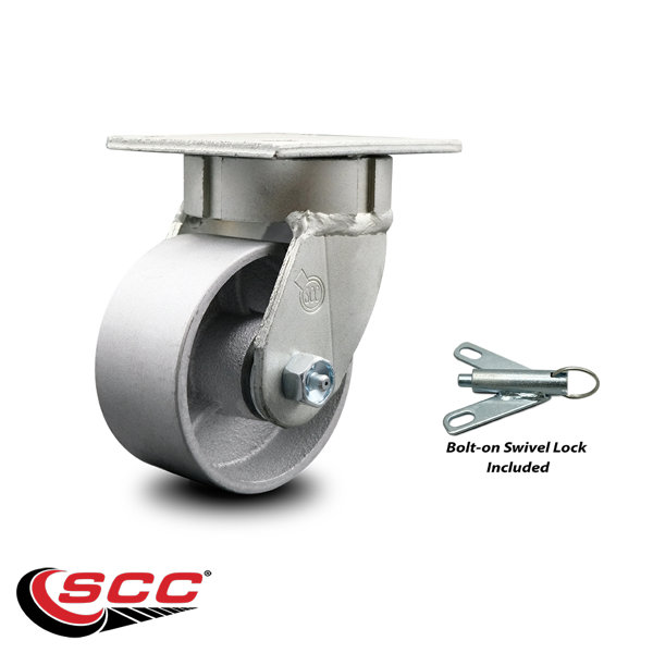 Service Caster Swivel Caster with Swivel Lock | Wayfair