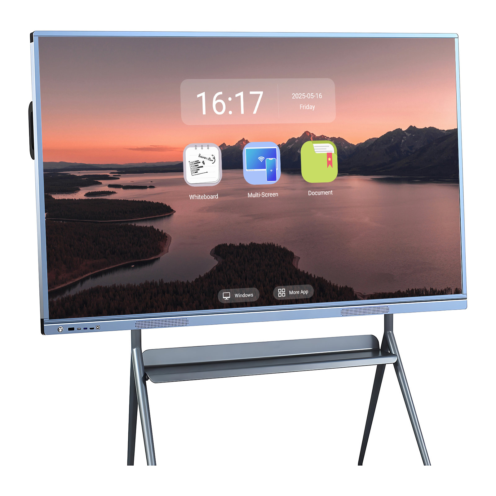 JYXCN Smart Board Interactive Whiteboard 4K Wireless Touch Windows ...