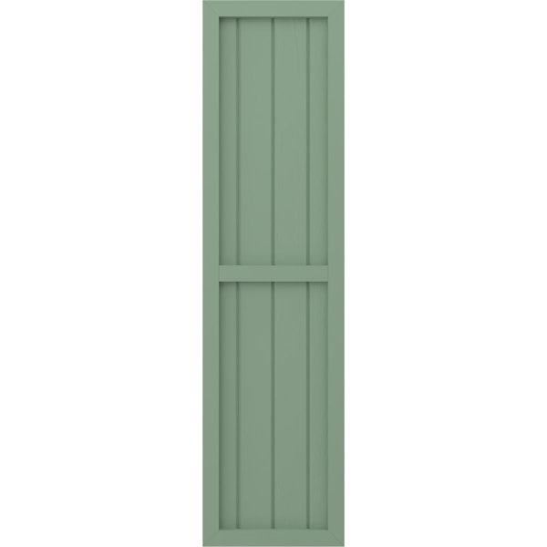 PCI Enterprises Americraft Two Equal Panel Framed Board-n-Batten ...
