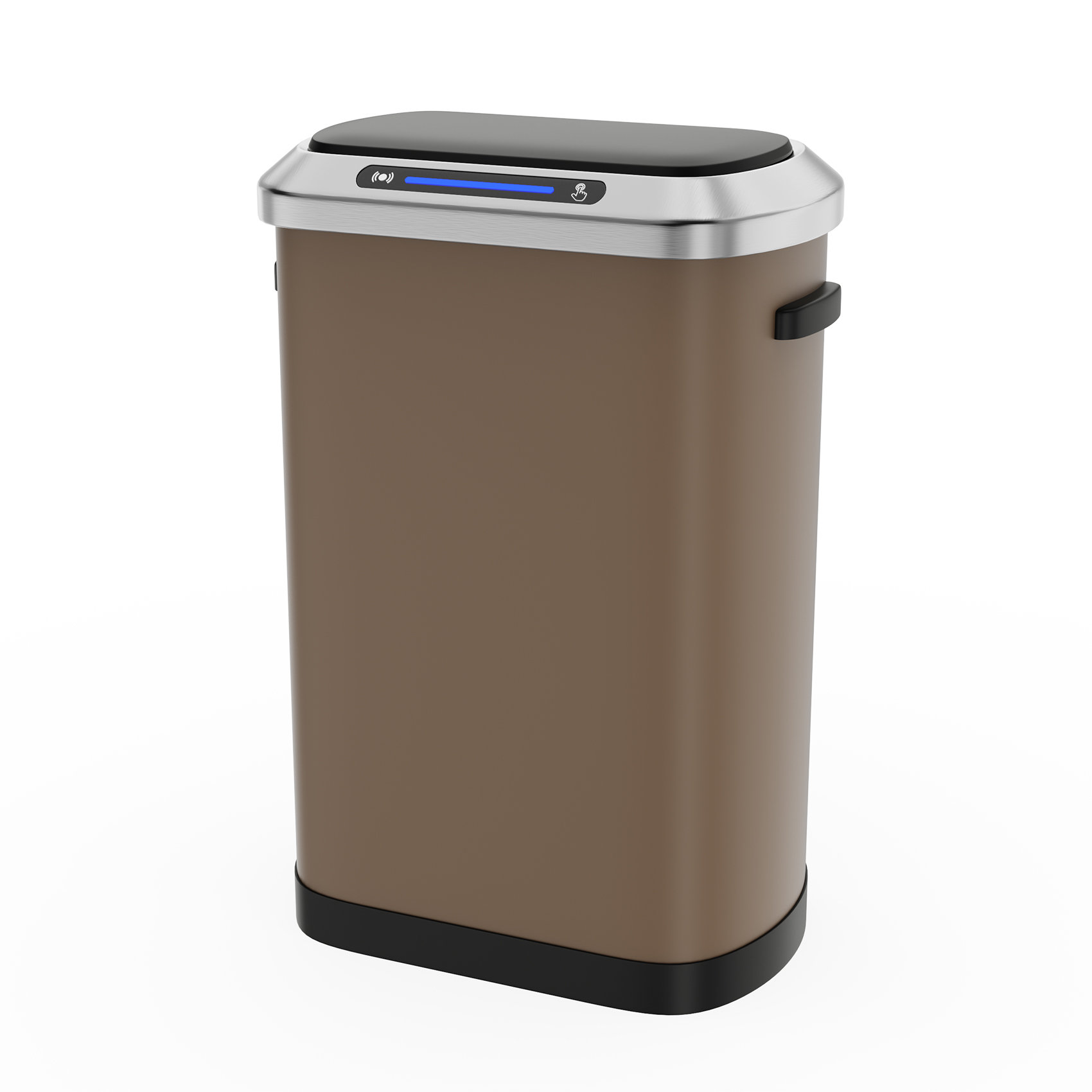 Holaki 13 Gallons Stainless Steel Motion Sensor Trash Can Automatic ...