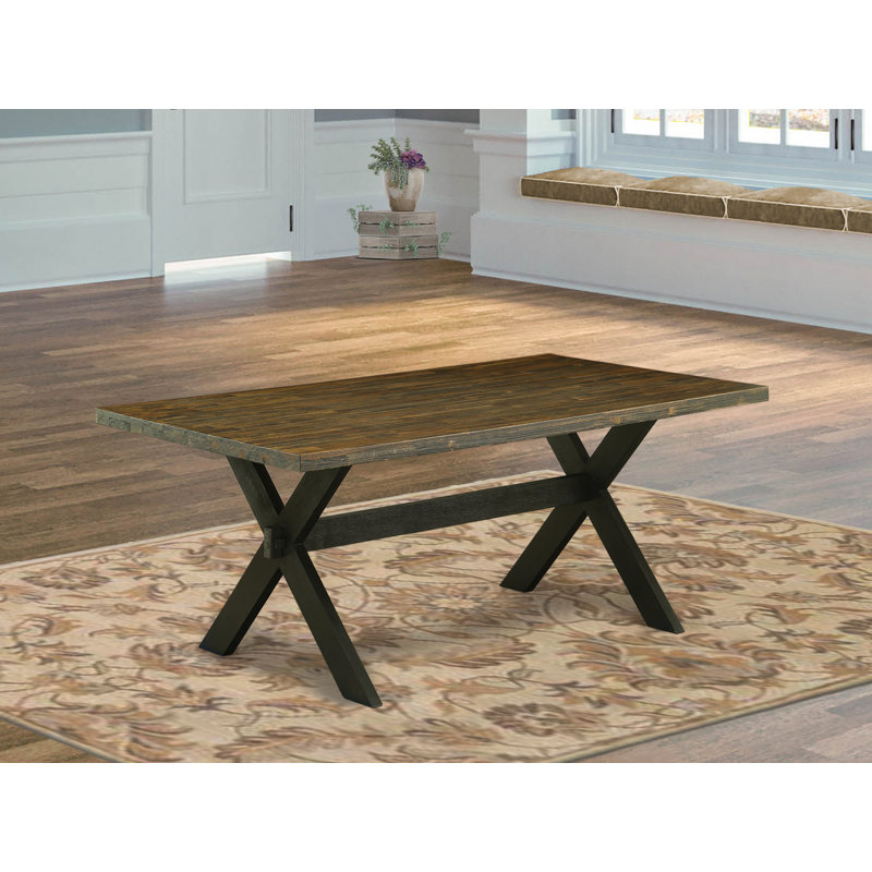 Gracie Oaks Arends Solid Wood Dining Table & Reviews | Wayfair