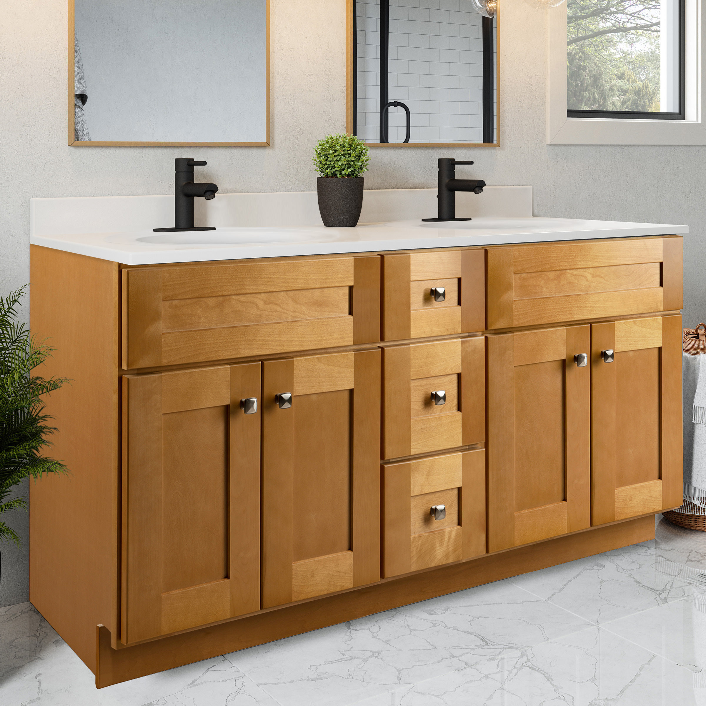 61 Inch Bathroom Vanity