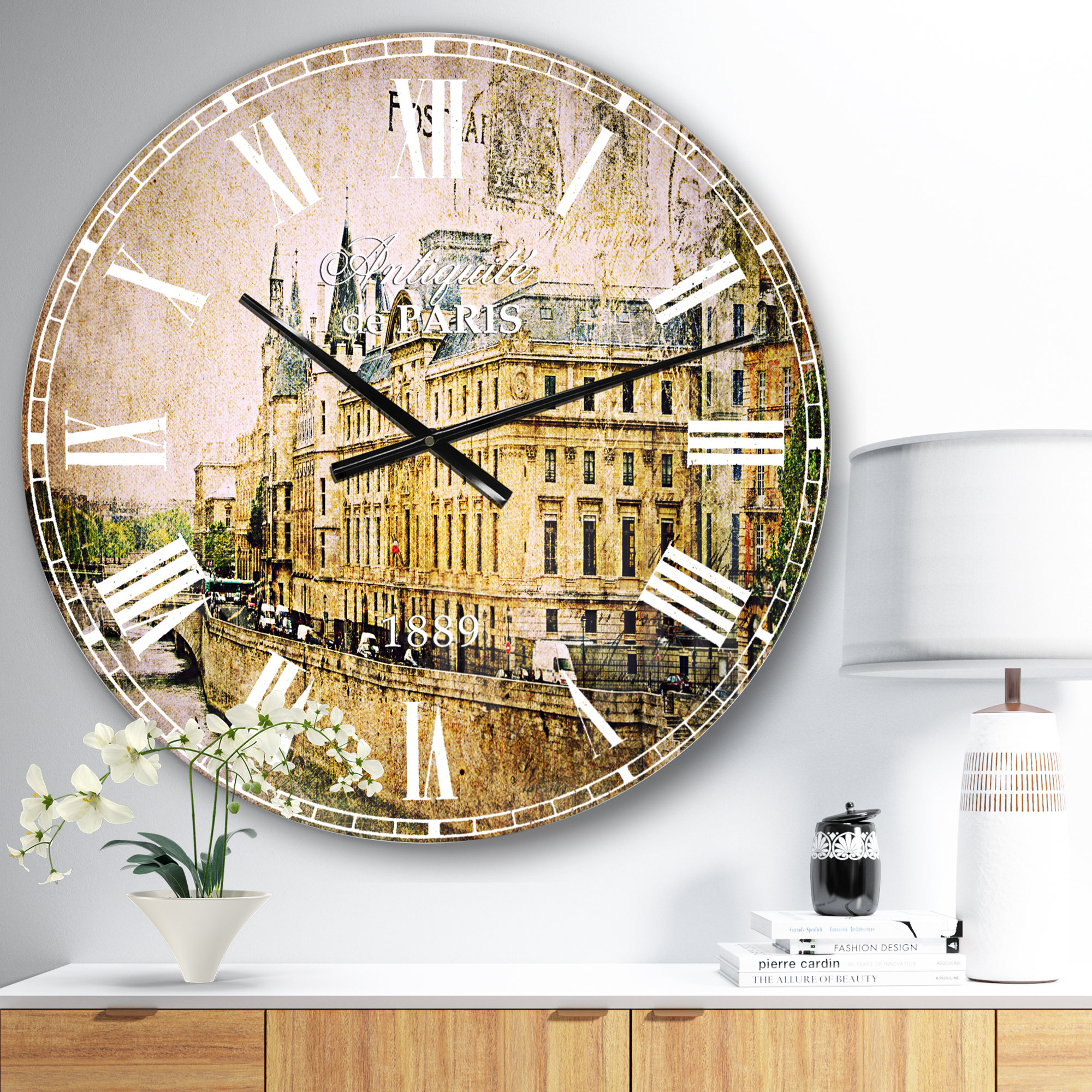 The Twillery Co. Swigart Oversized Farmhouse Abstract Old Parisian ...