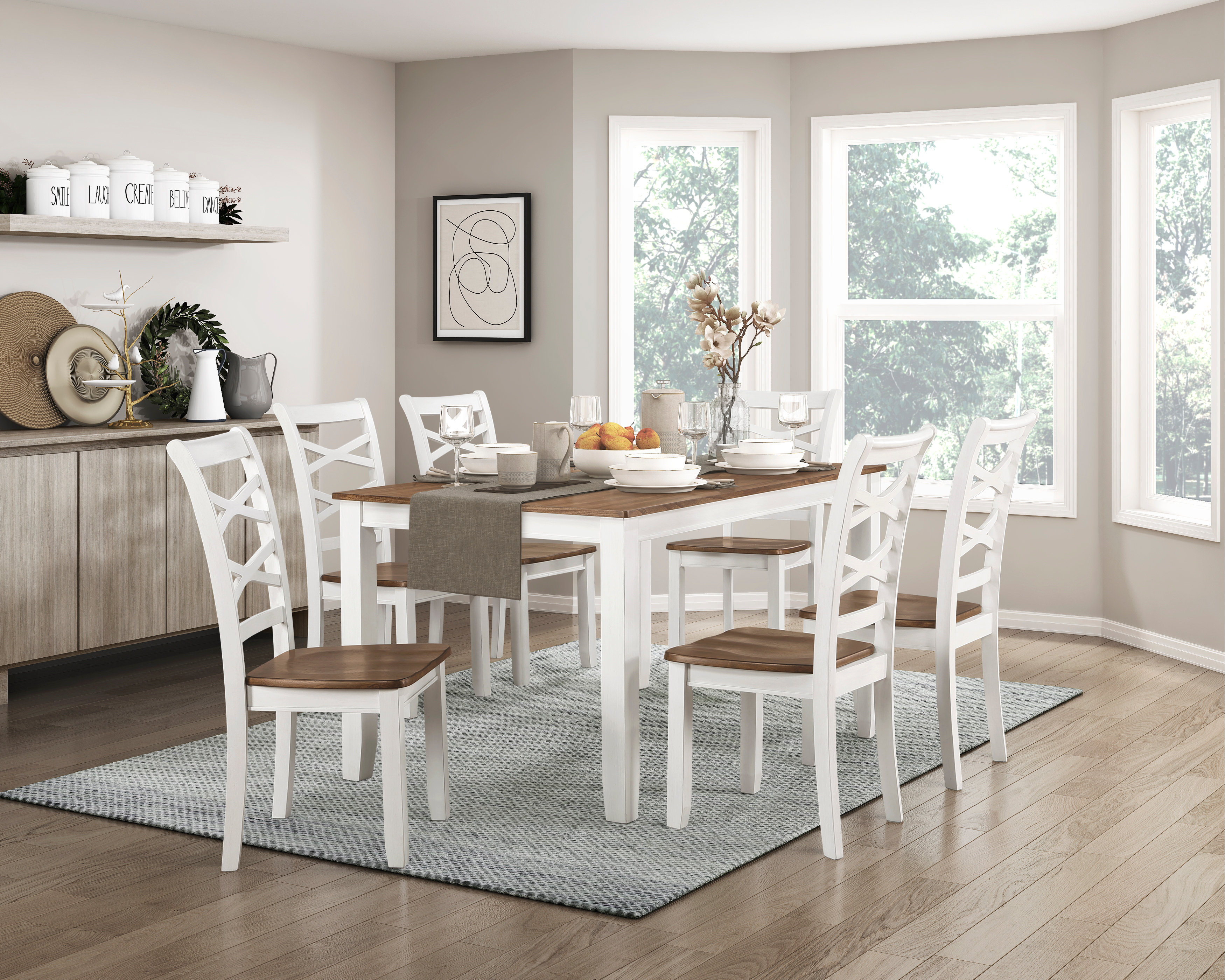 Red Barrel Studio® Jordian 6 - Person Dining Set - Wayfair Canada