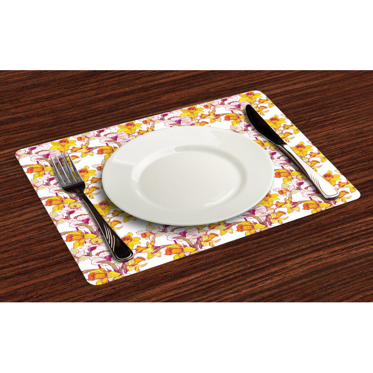 Bless international Polyester Abstract Rectangle Placemat - Wayfair Canada