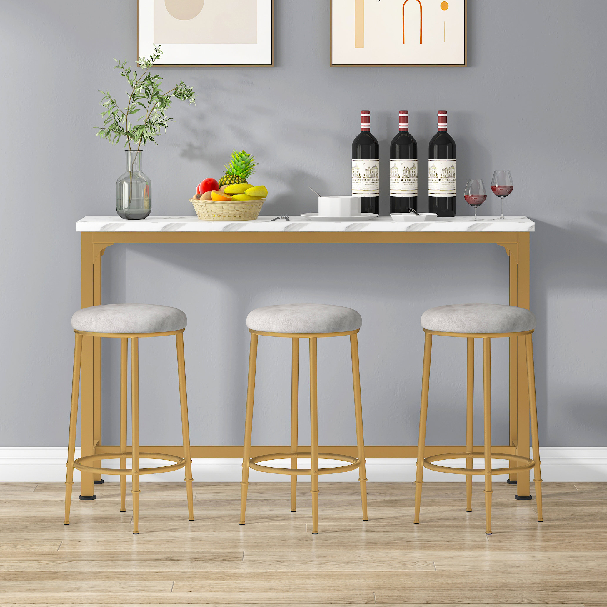 Blue Elephant Kyrie 3 - Person Counter Height Dining Set & Reviews ...