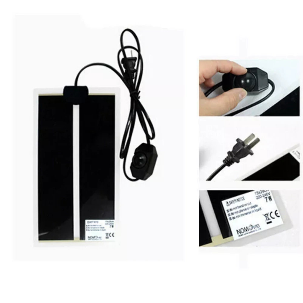 Costyle Pet Reptile Heater Heating Pad Aquarium Warming Heat Lizard Mat ...