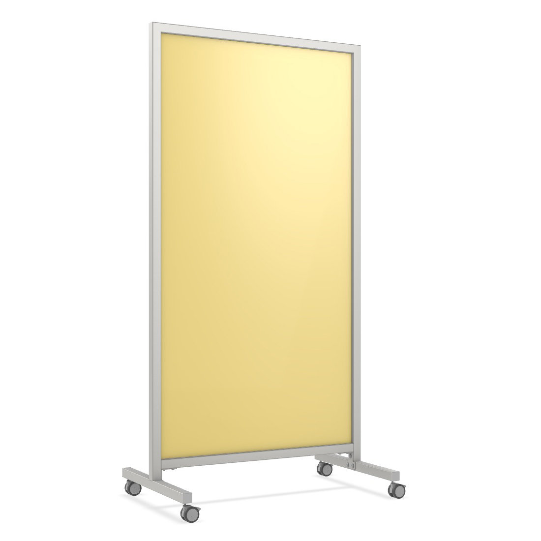 Ghent EZ Mobile Glassboard Freestanding Glass Reversible Large - 6' - 8 ...