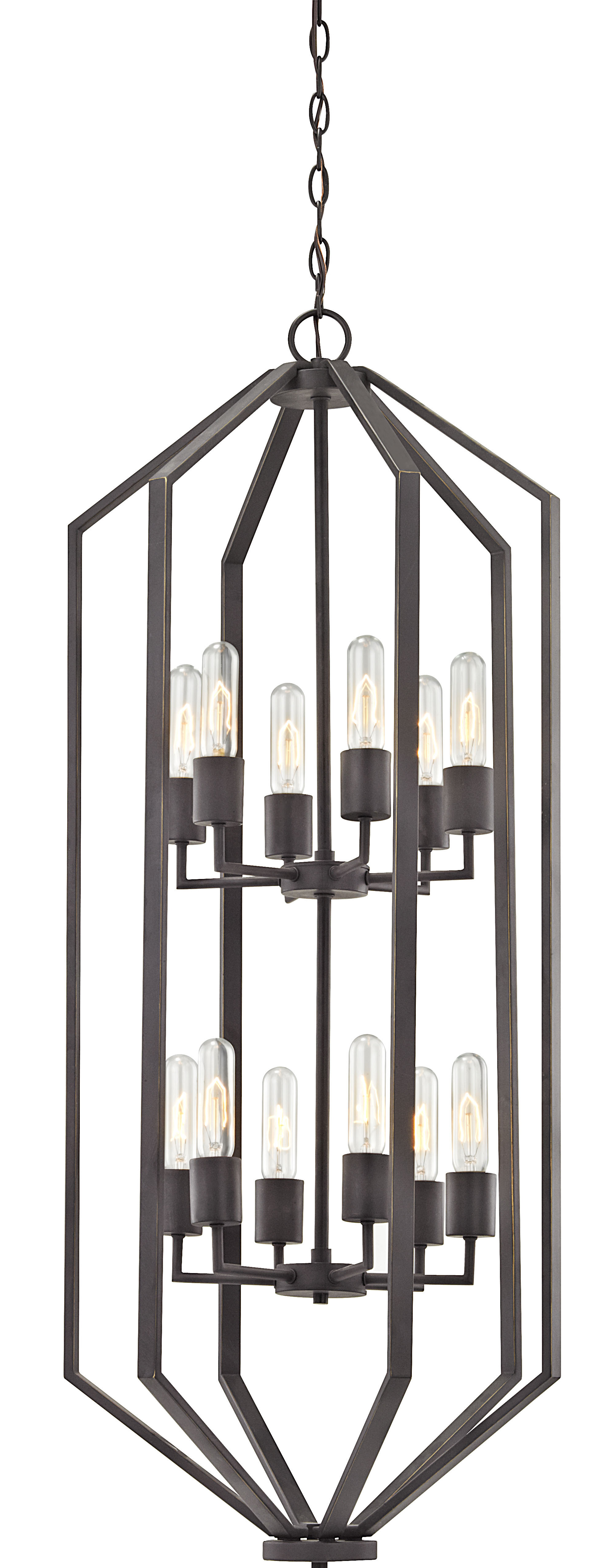 Brayden Studio® Gotha 12 - Light Lantern Pendant & Reviews | Wayfair