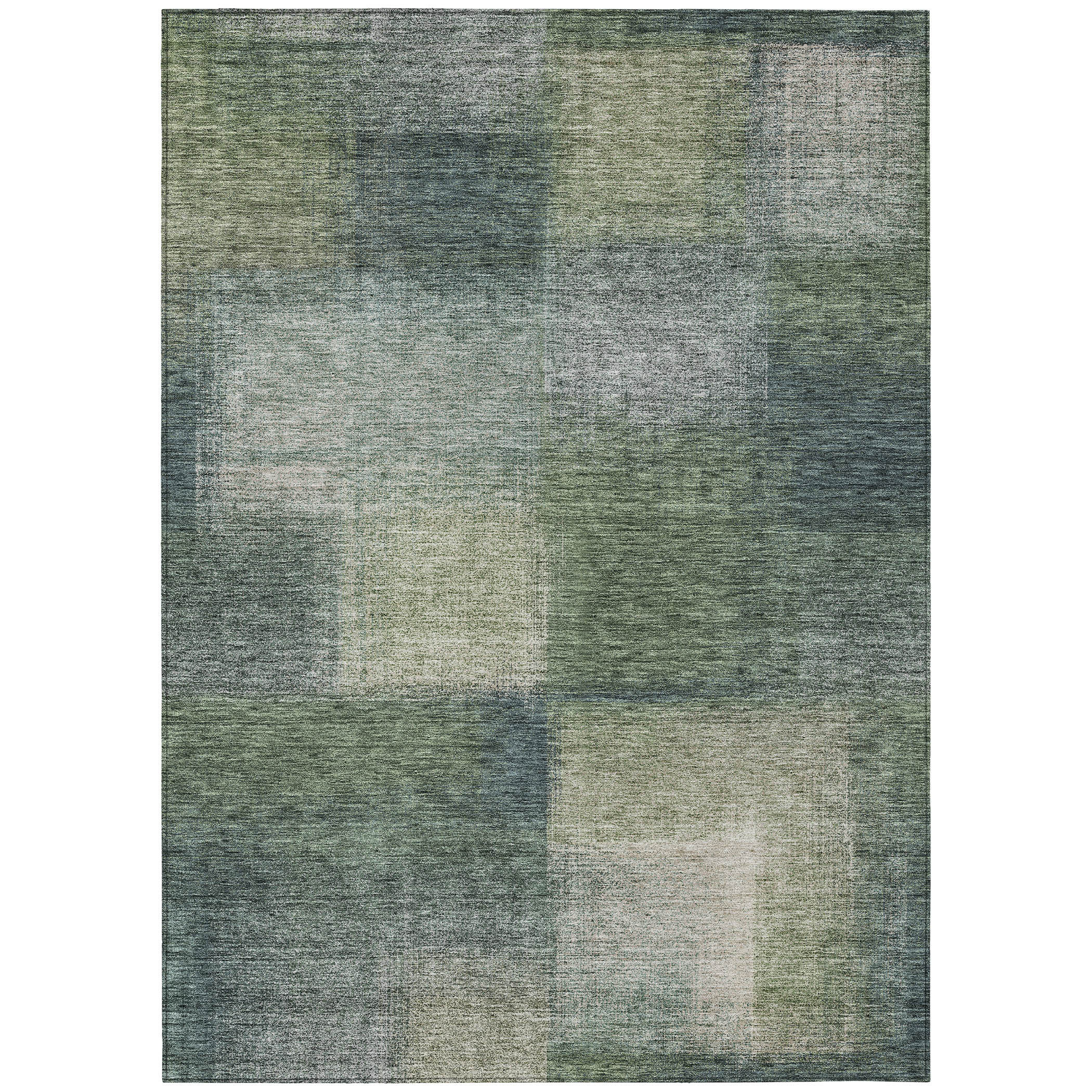 HomeRoots 3' X 5' Gray Abstract Washable Indoor Outdoor Area Rug | Wayfair