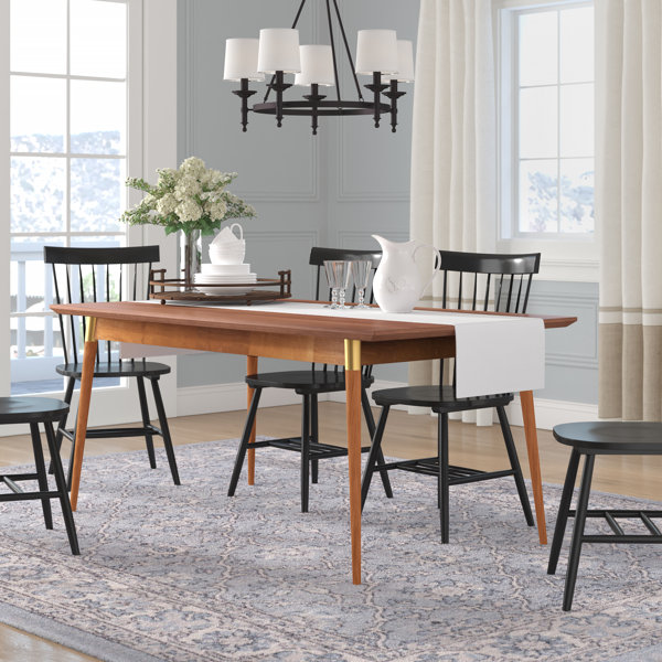 AllModern Meridian 69'' Walnut Wood Dining Table & Reviews - Wayfair Canada