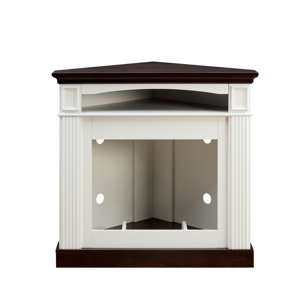 Lark Manor™ Corner Electric Fireplace With Mantelpiece For Living Room ...