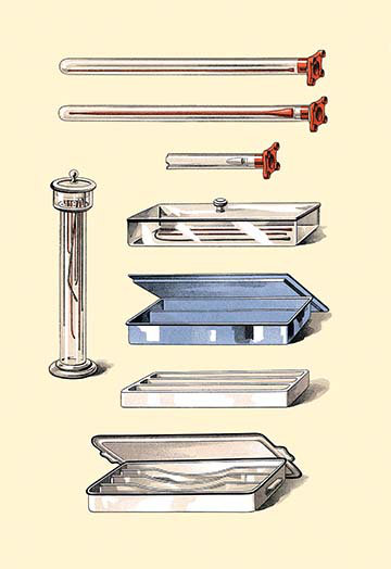 Buyenlarge 'Tubes and Tube Boxes' by Jules Porges Graphic Art | Wayfair