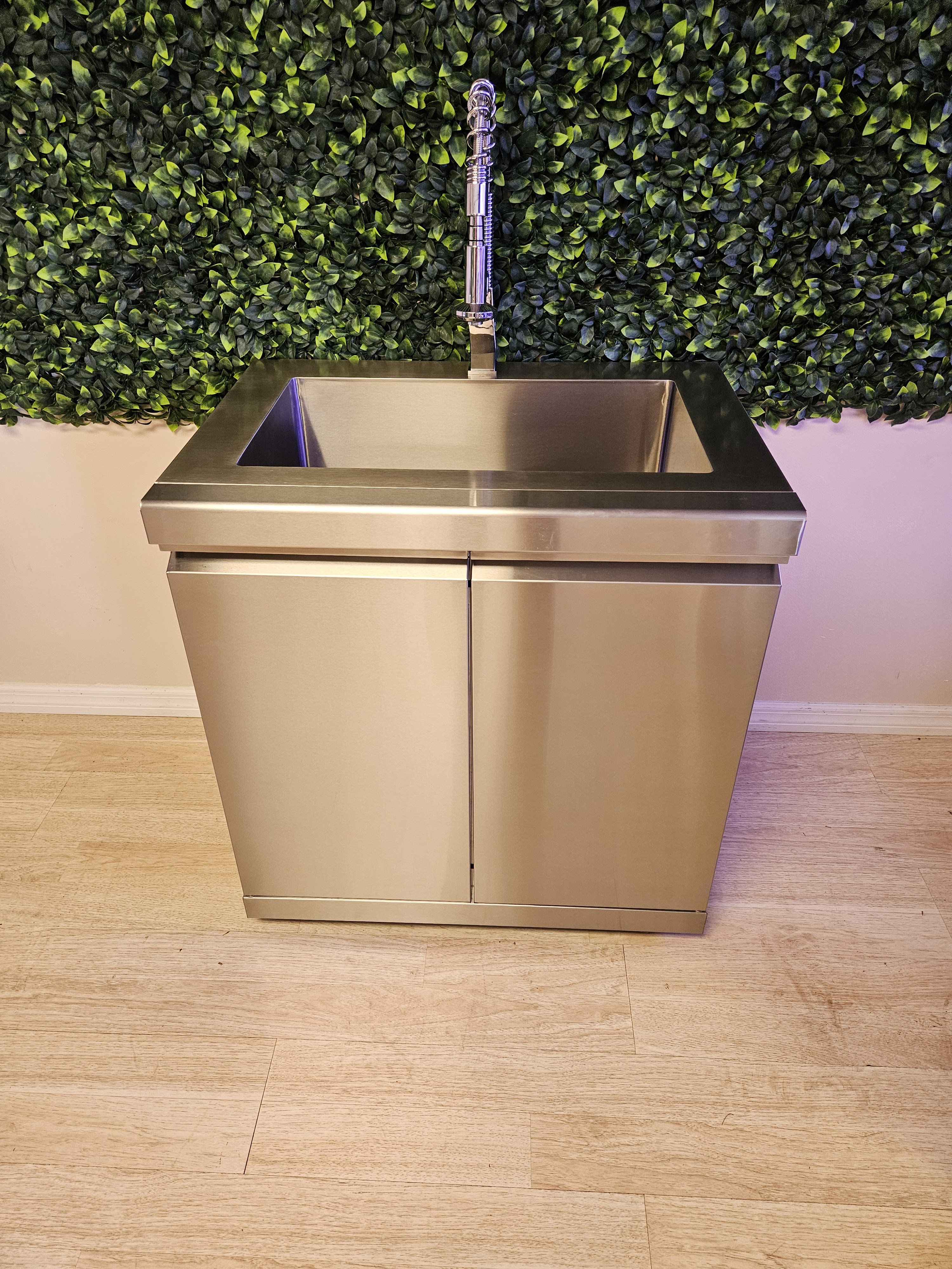 Marrinox Stainless Steel Extra Large Sink With Cabinet And Faucet | Wayfair