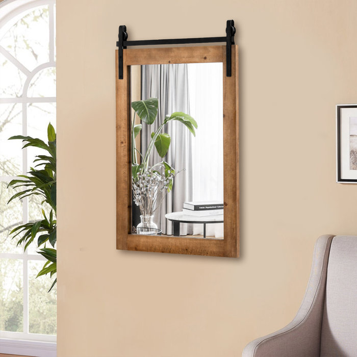 Laurel Foundry Modern Farmhouse Idora Wood Wall Mirror & Reviews | Wayfair