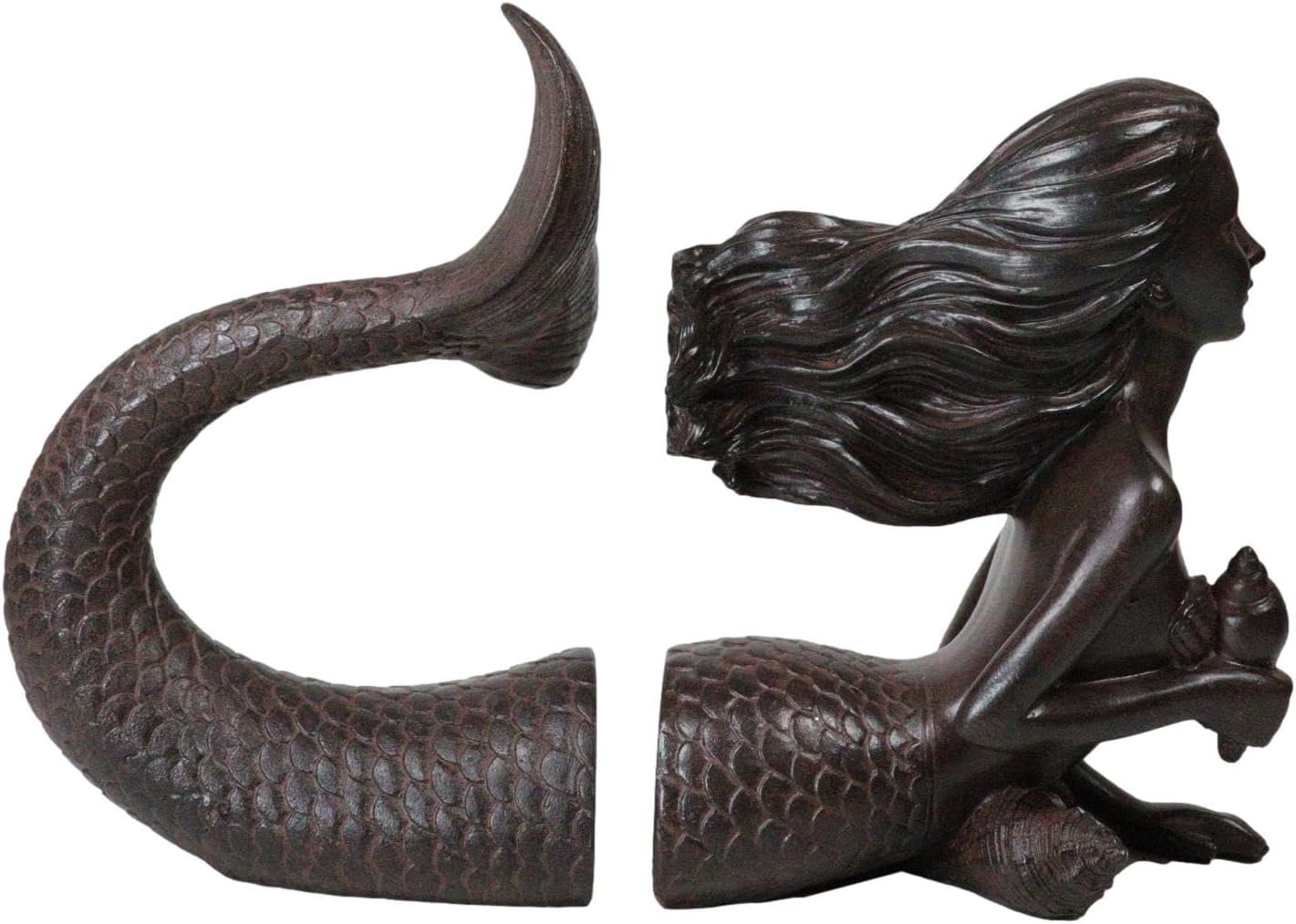 Trinx Nautical Ocean Mermaid Bookends - Wayfair Canada