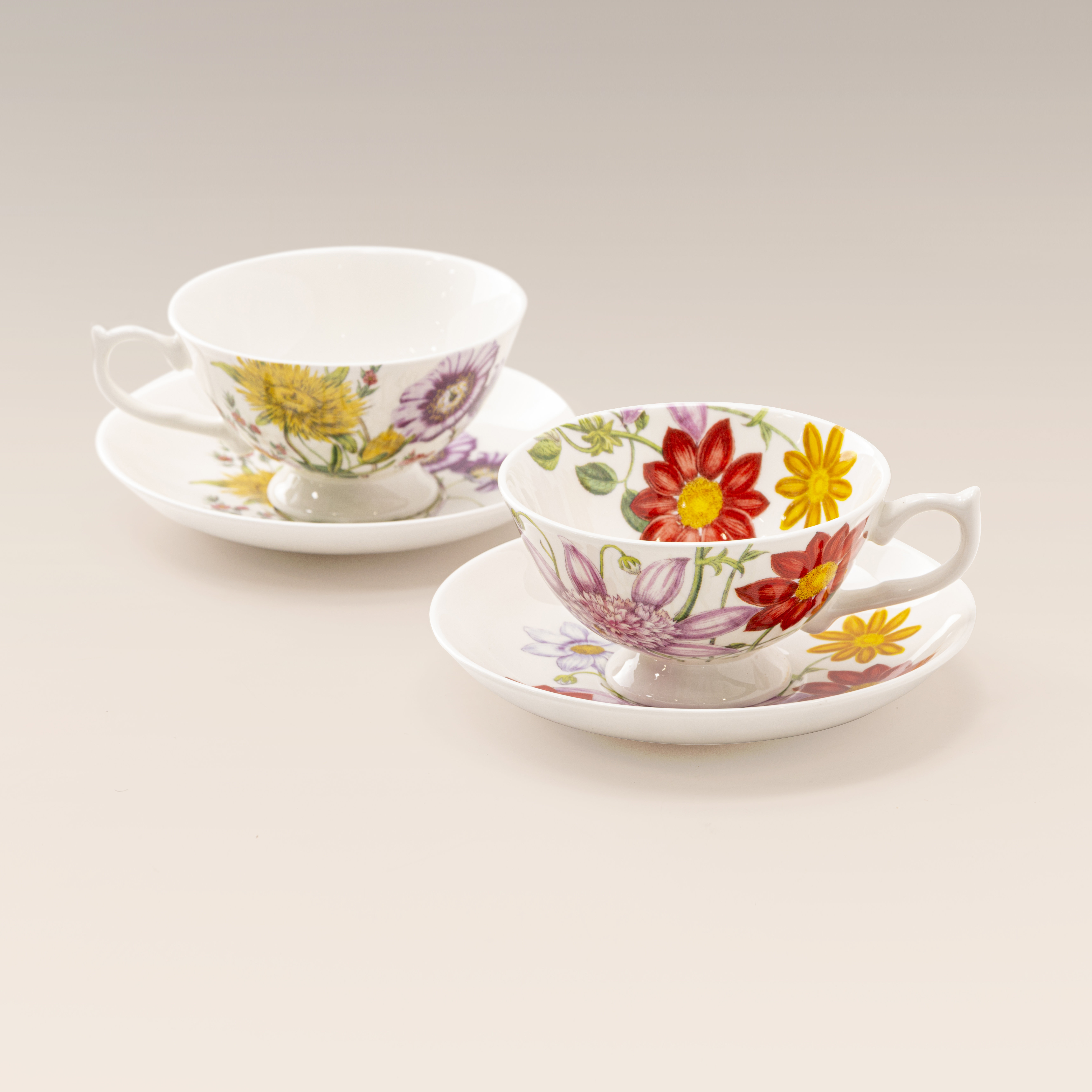 Grace's Tea Ware Floral Bone China Teacup & Saucer & Reviews - Wayfair ...