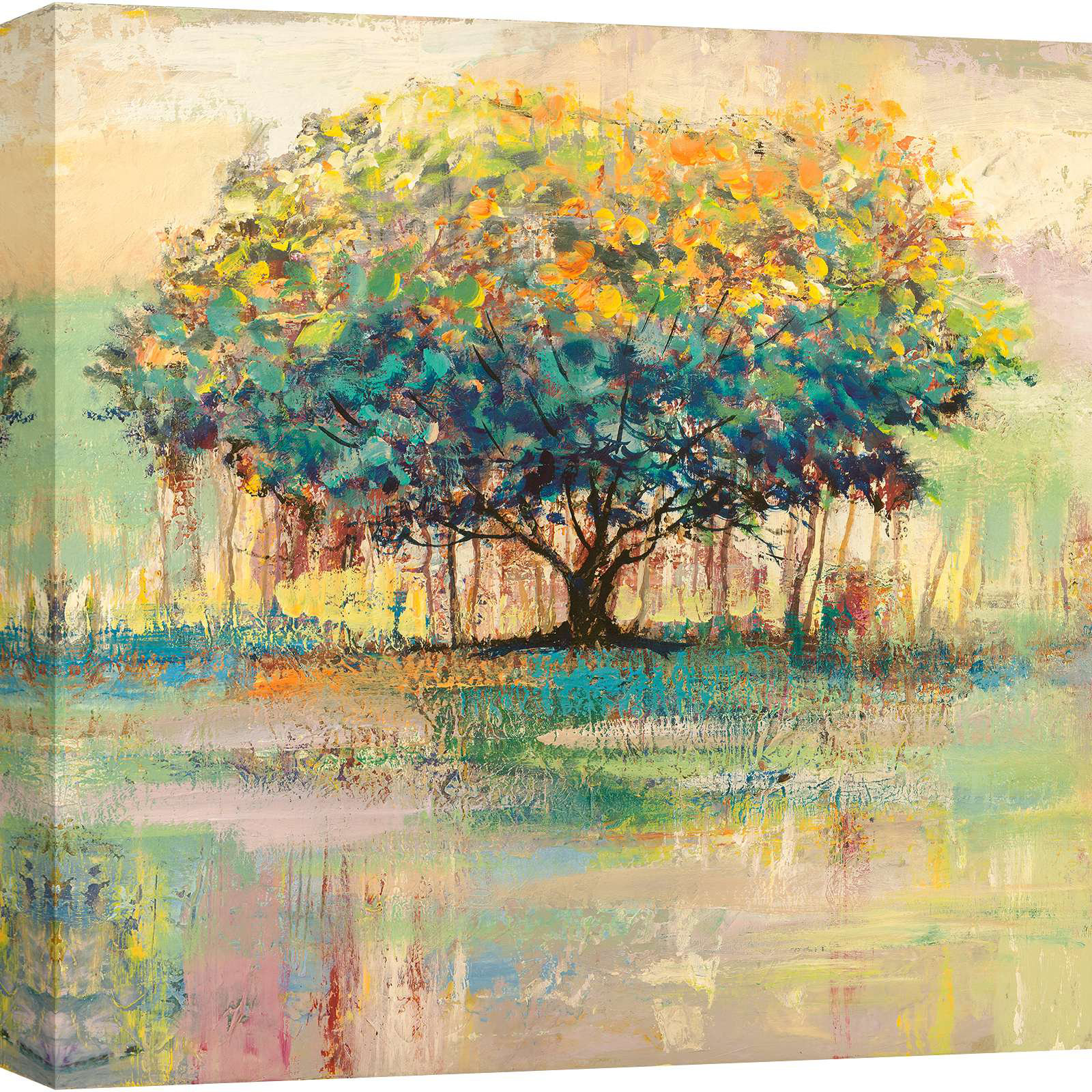 Ophelia & Co. Colored Tree (Detail) by Luigi Florio - Print | Wayfair.co.uk