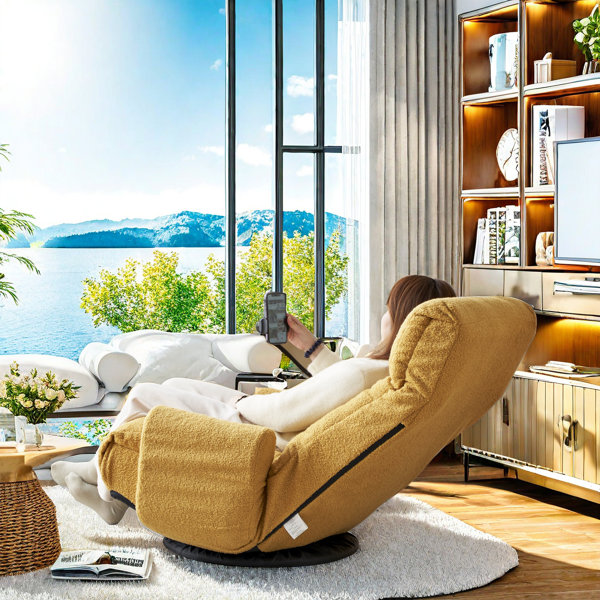 Trule 360° Swivel Lounge Sofa Chair, Gaming Floor Chair, 5 Different ...