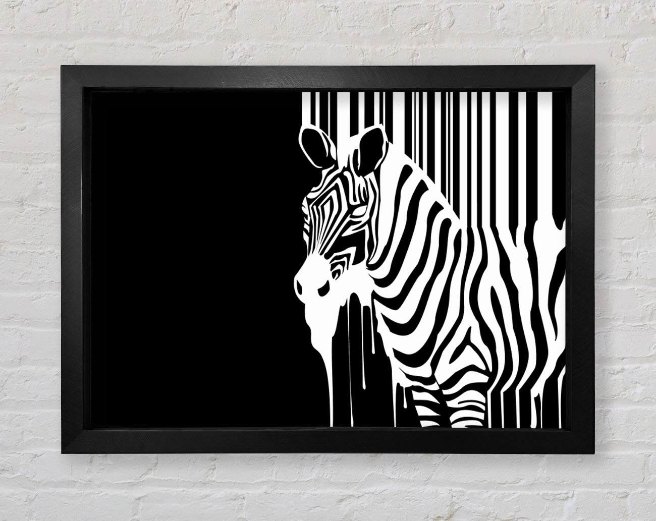 Ebern Designs Melting Zebra - Single Picture Frame Art Prints | Wayfair ...