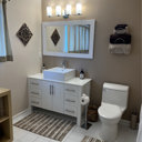 Wrought Studio Sharan 48'' Single Bathroom Vanity with Top with Mirror ...