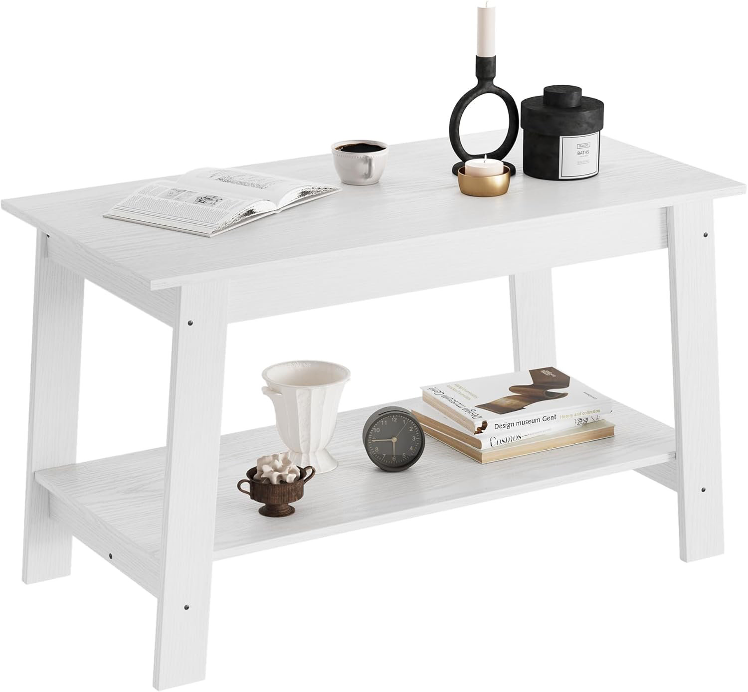 Millwood Pines Coffee Tables, Wood Living Room Tables With 2-Tie Open ...
