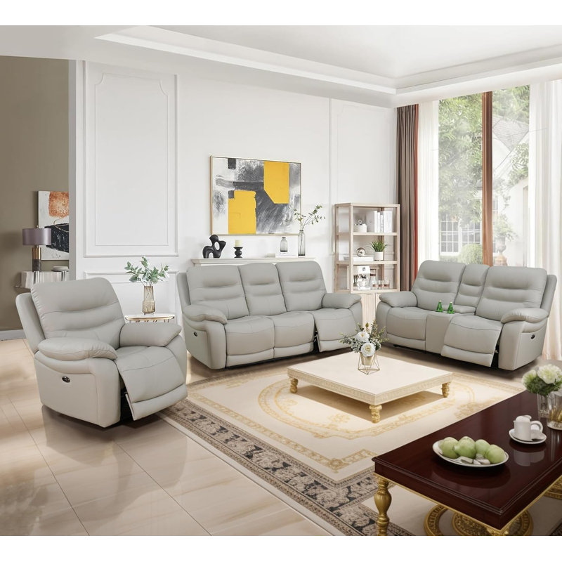 Ebern Designs Gerharda 3-Piece Living Room Sofa Set | Wayfair