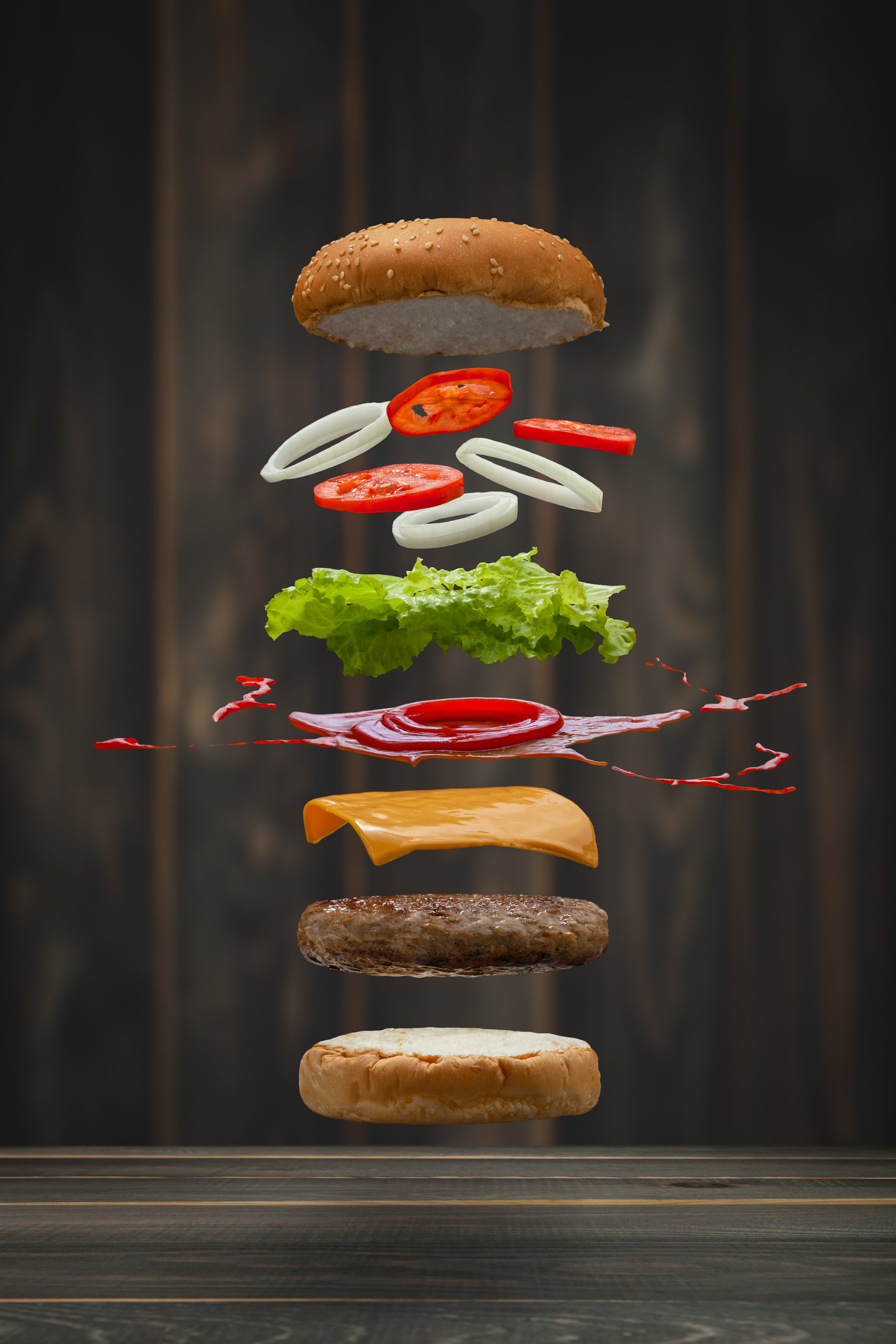 17 Stories Grilled Beef Burger by Aeyzrio - Wrapped Canvas Photograph ...