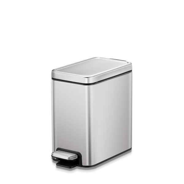 EKO Stella Slim Step Bin Stainless Steel 10L | Wayfair.co.uk