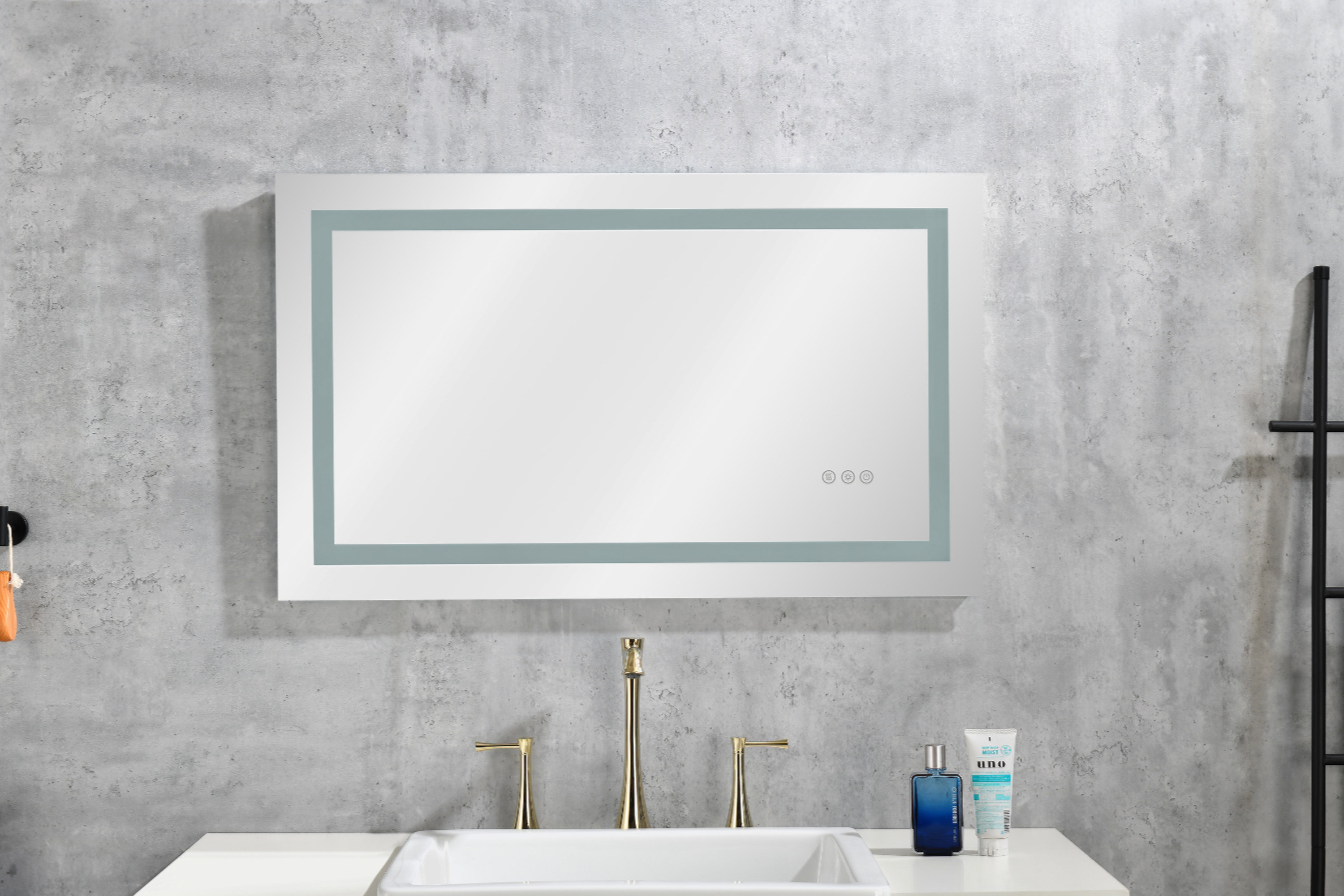 Ivy Bronx LED Bathroom Mirror32 "X 24 " With Front And Backlight, Large ...