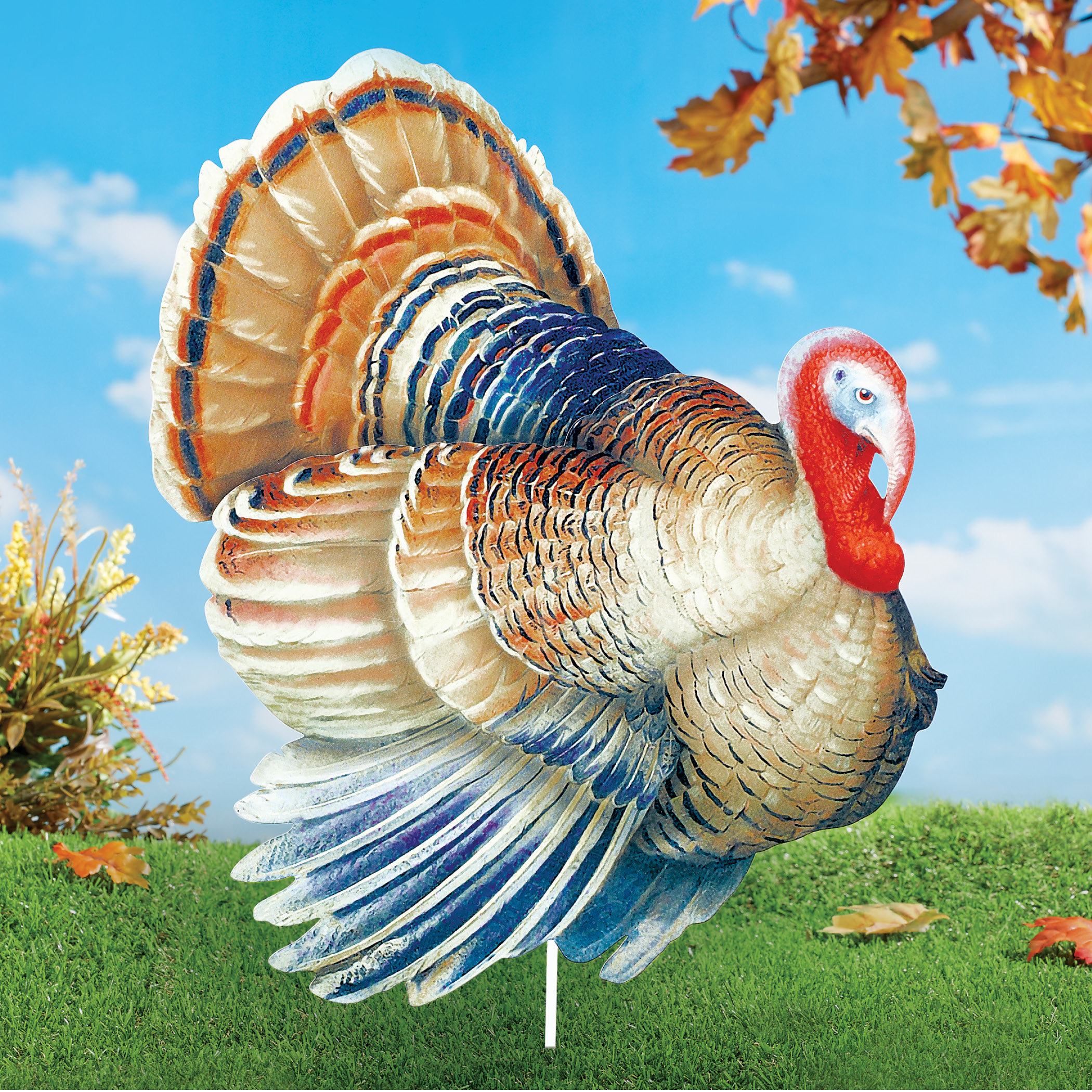 The Holiday Aisle® Turkey Garden Stake | Wayfair