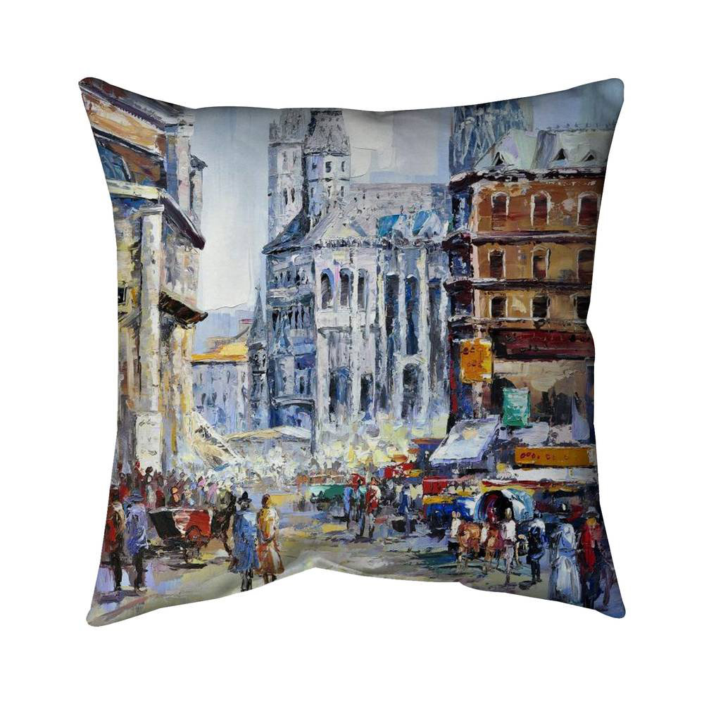 Begin Edition International Inc. Busy street by a sunny day 1 - 18"x18 ...