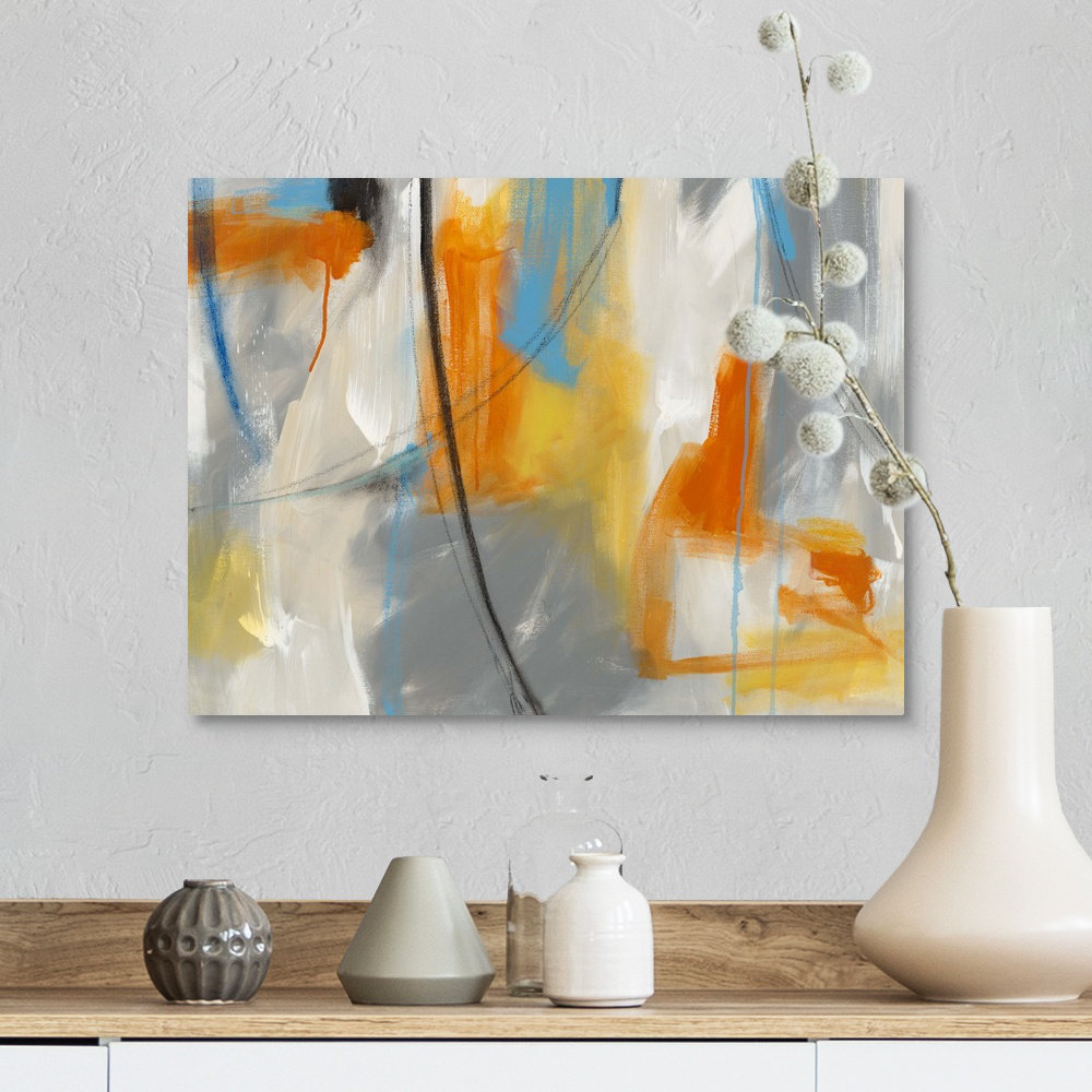 Ebern Designs 'Form II' by Sisa Jasper - Painting Print | Wayfair