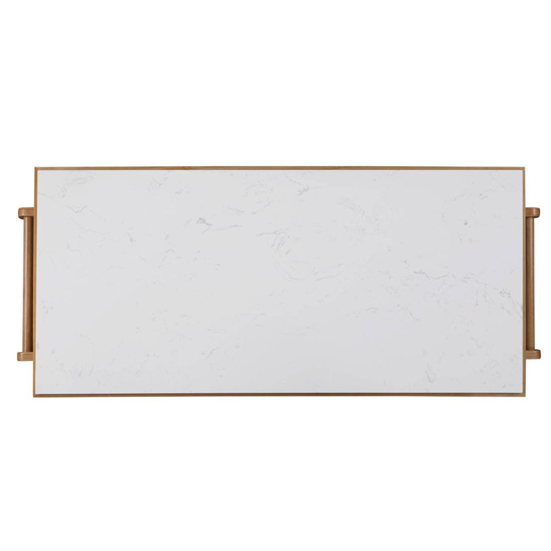 Red Barrel Studio® Grovaam Marble Top & Kitchen Island | Wayfair