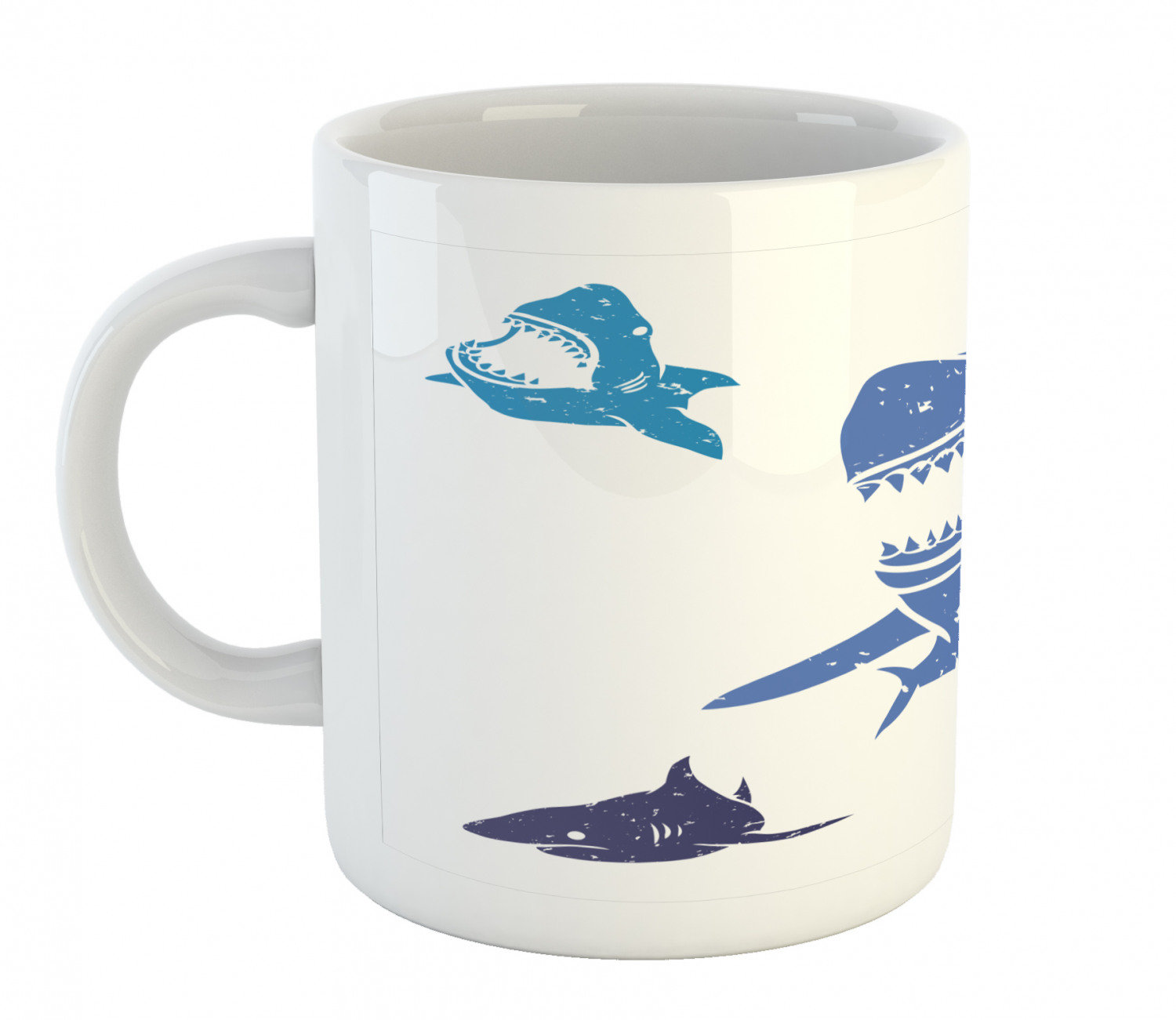 East Urban Home Shark Coffee Mug | Wayfair