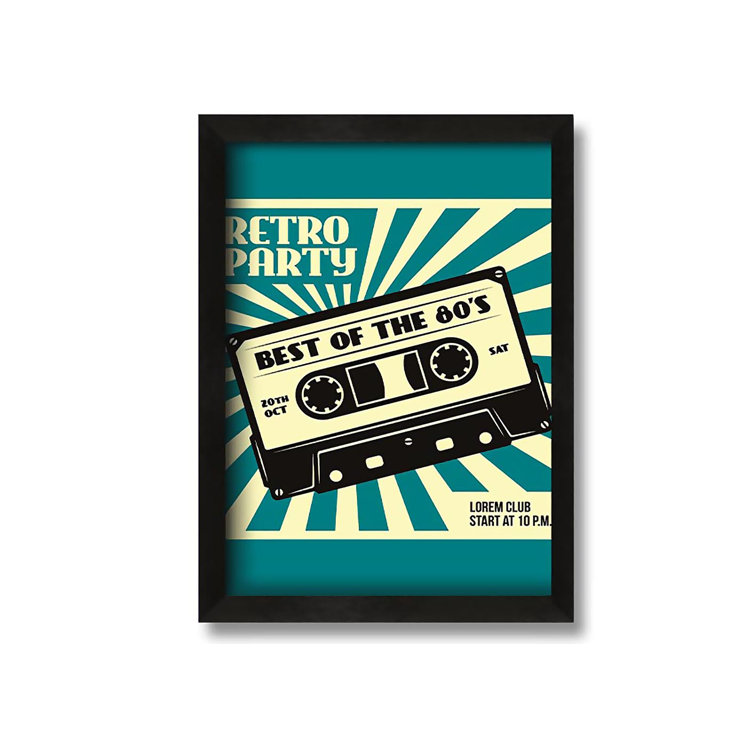 Maturi Best of the 80'S - Picture Frame Graphic Art on Canvas | Wayfair ...