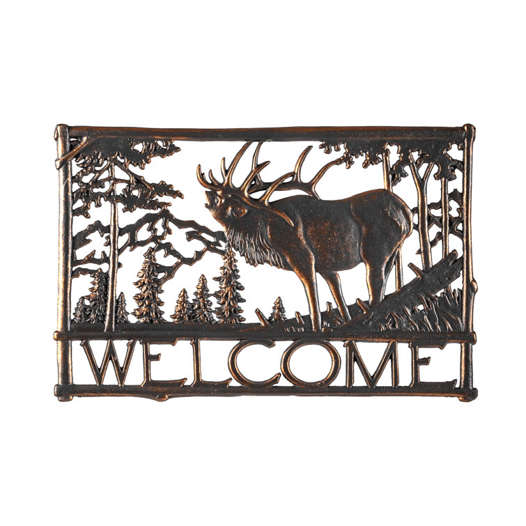 Loon Peak® Henagar Elk Welcome Sign | Wayfair