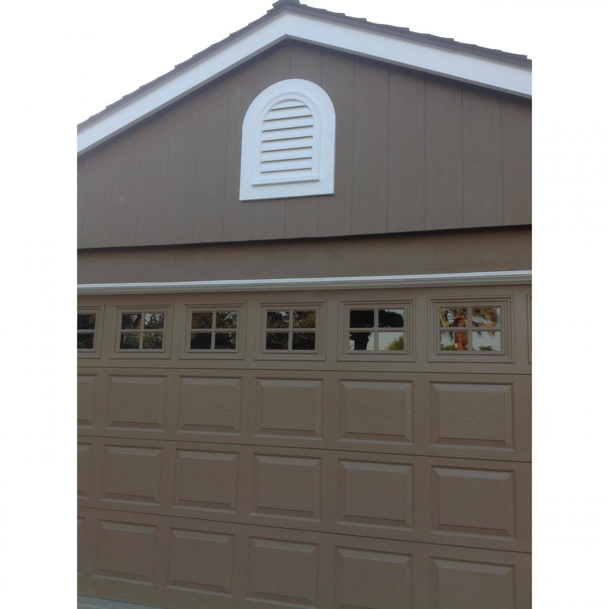 Ekena Millwork Cathedral Gable Vent Louver, Non-Functional | Wayfair