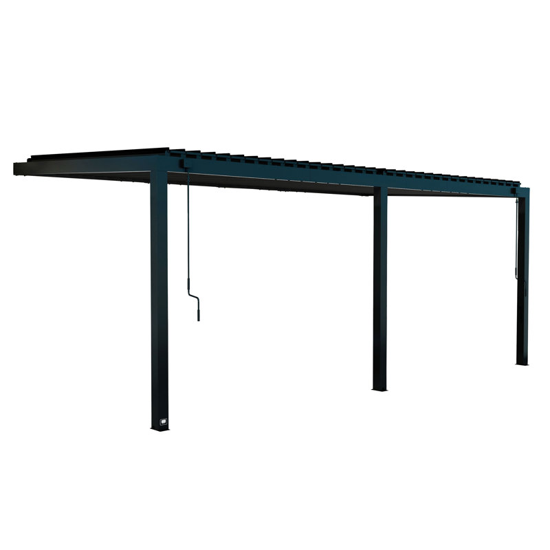 Backyard Discovery Evanston 20' x 10' Galvanized Steel Wall-Mounted ...