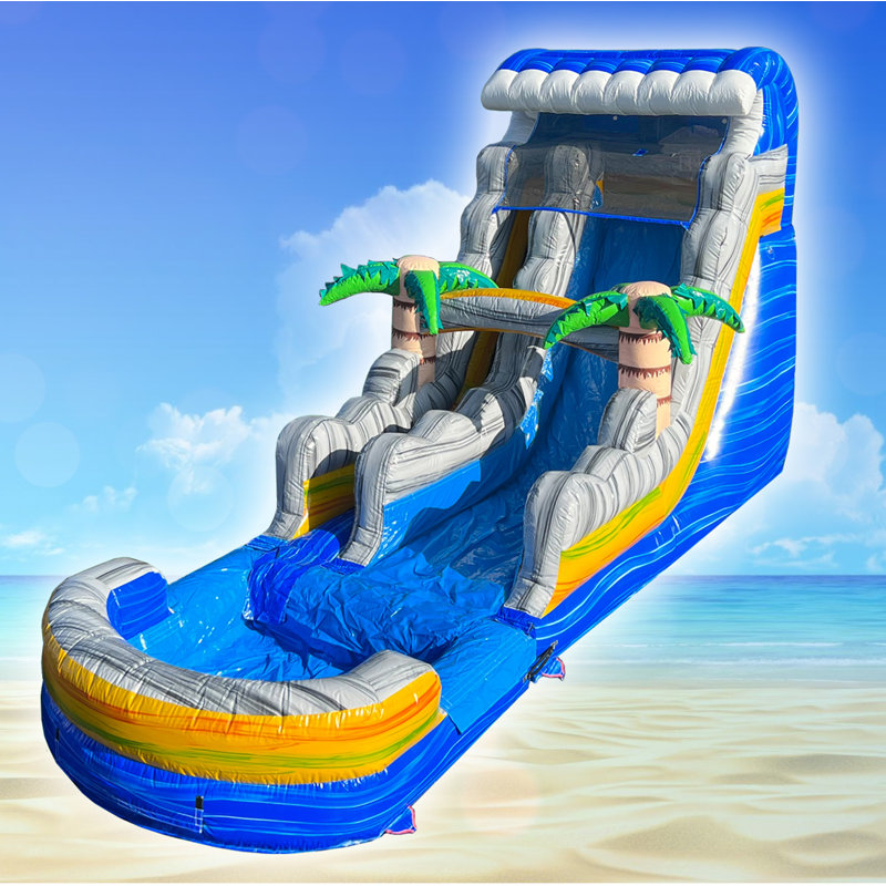Jingo Jump 18 Ft Caribbean Blast Water Slide | Wayfair