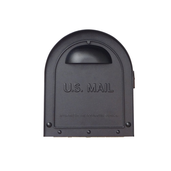 Special Lite Products Classic Aluminum Post Mounted Mailbox with ...