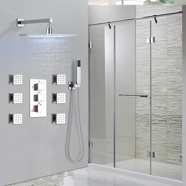 AlenArtWater Complete Shower System with Rough in-Valve | Wayfair