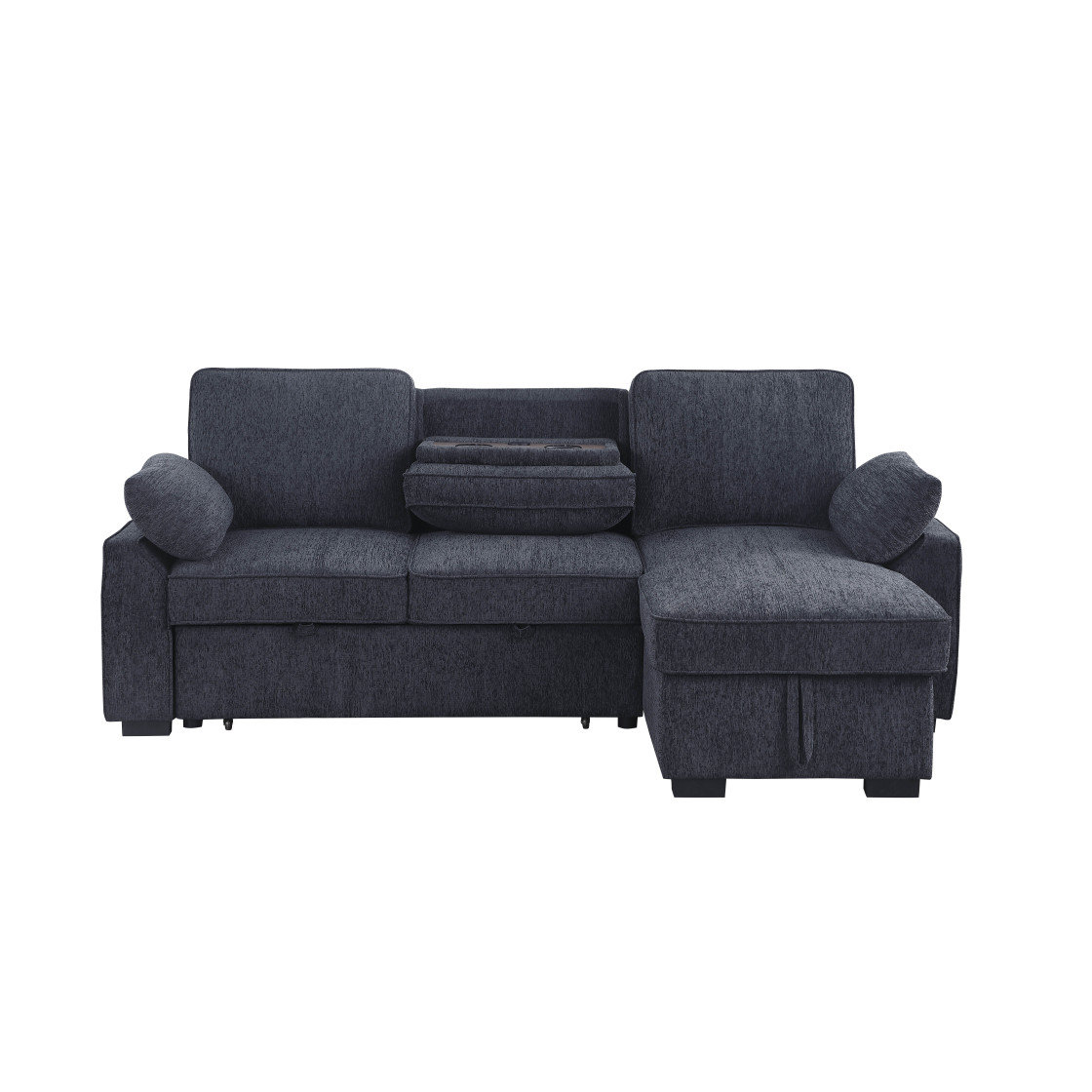 Latitude Run® Savannah Modular Corduroy Sectional Sofa With Ottoman ...