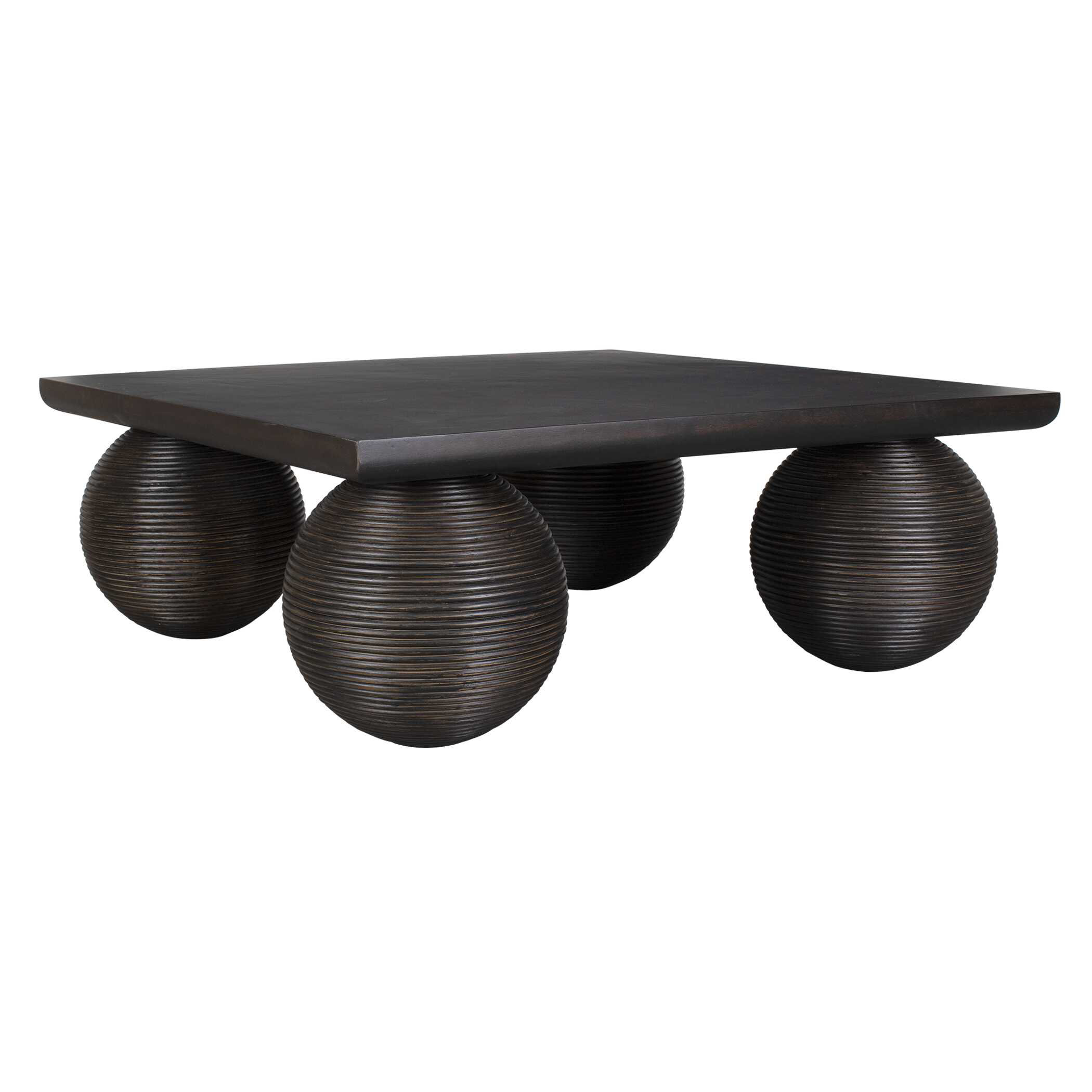 Dakota Fields Kasson Sphere Leg Coffee Table | Wayfair