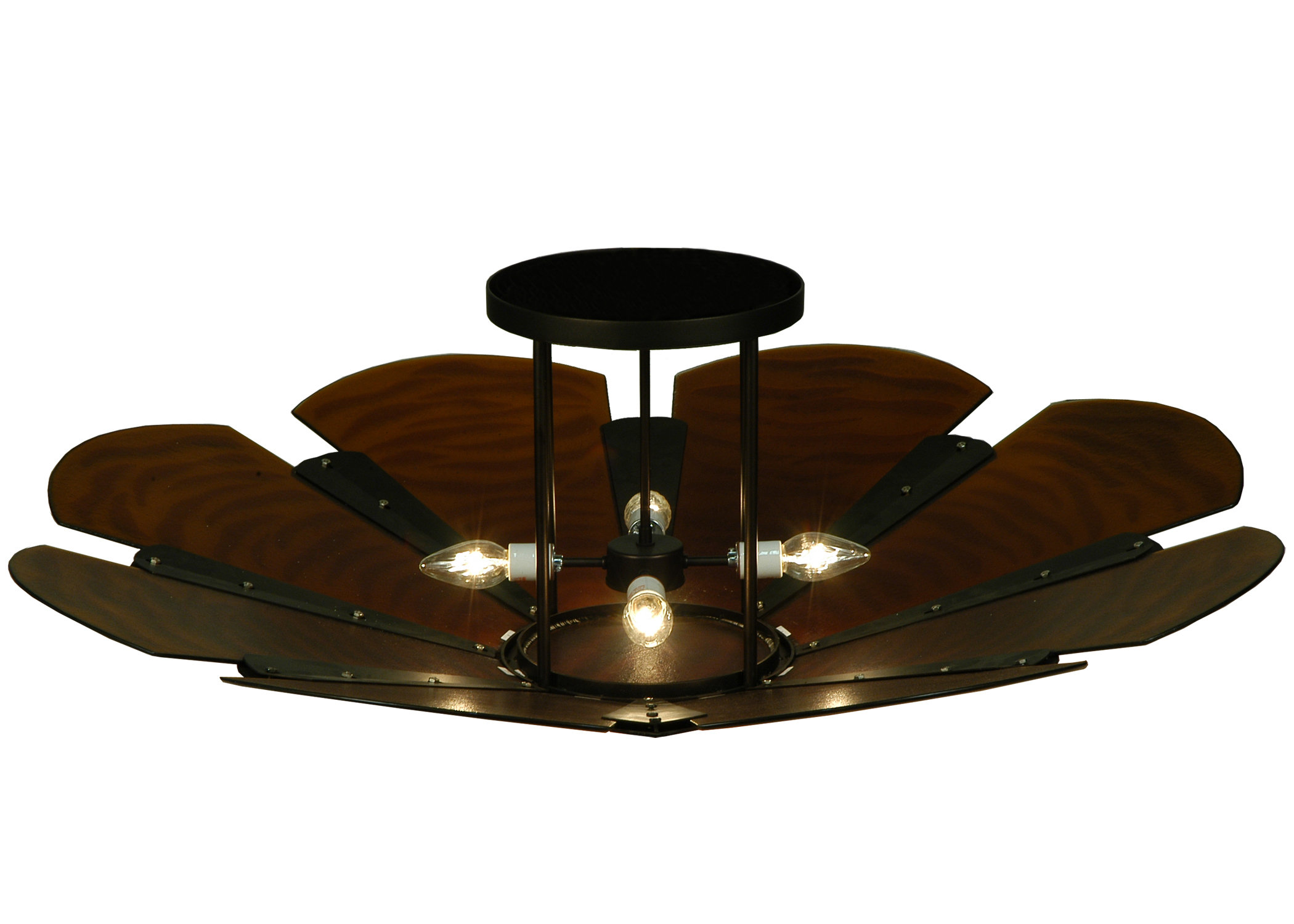 Meyda Lighting Metro Fusion Elite 6-Light 48.75" Semi Flush Mount | Wayfair
