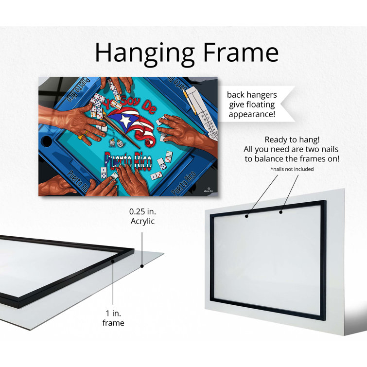 Trinx Yo Soy De Puerto Rico, El Domino Game, Acrylic Plexiglass Wall ...