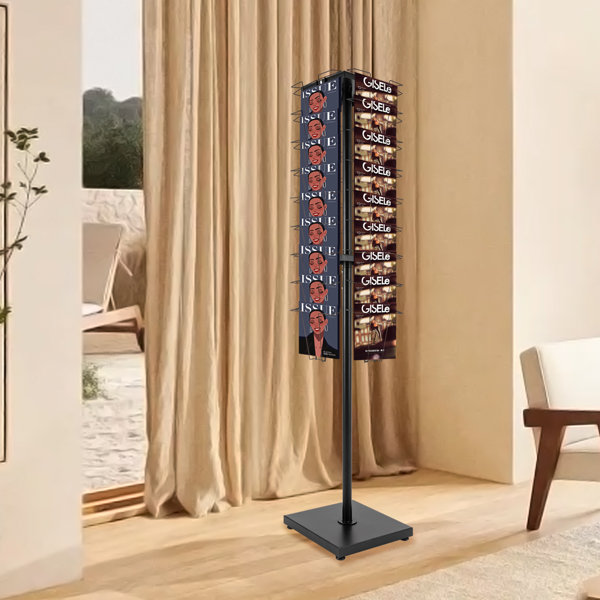 Rebrilliant Machlan Metal Free Standing Magazine Rack | Wayfair