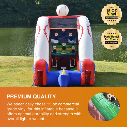 JumpOrange Baseball Target Game Inflatable for Kids and Adults (with ...