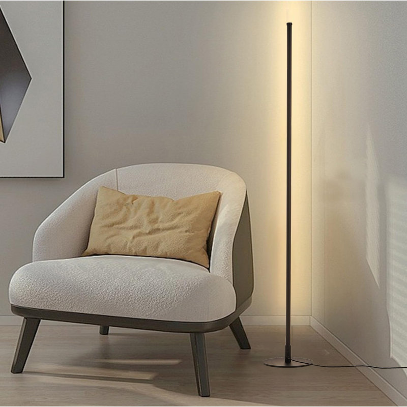 Ivy Bronx Aspin Modern Corner Floor Lamp | Wayfair