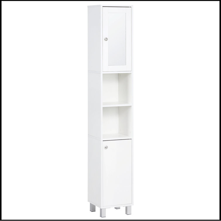 MR Particle Board Freestanding Linen Cabinet - Wayfair Canada